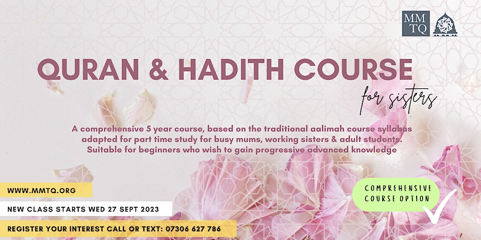 Quran & Hadith Course Orientation Day – Muslim Event