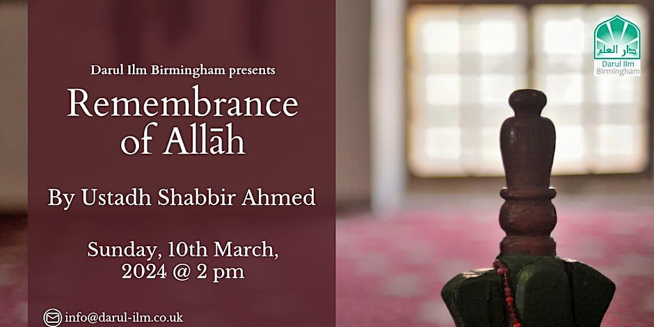 Remembrance of Allah – Muslim Event