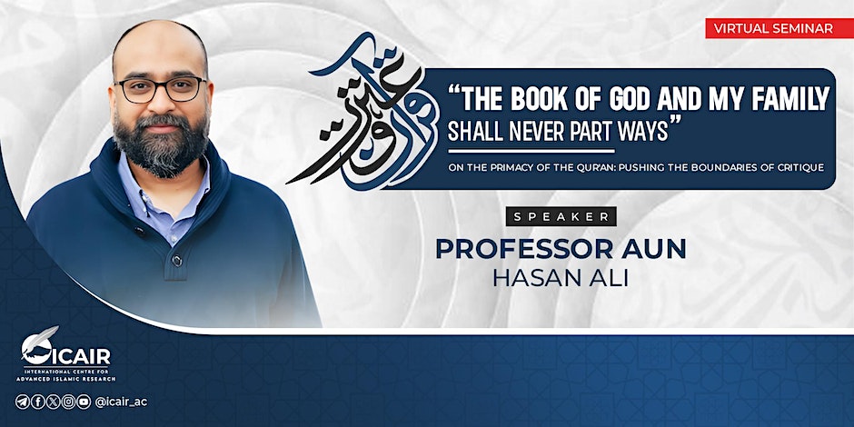 ICAIR Virtual Seminar: The Book of God and My Family Shall Never Part ...