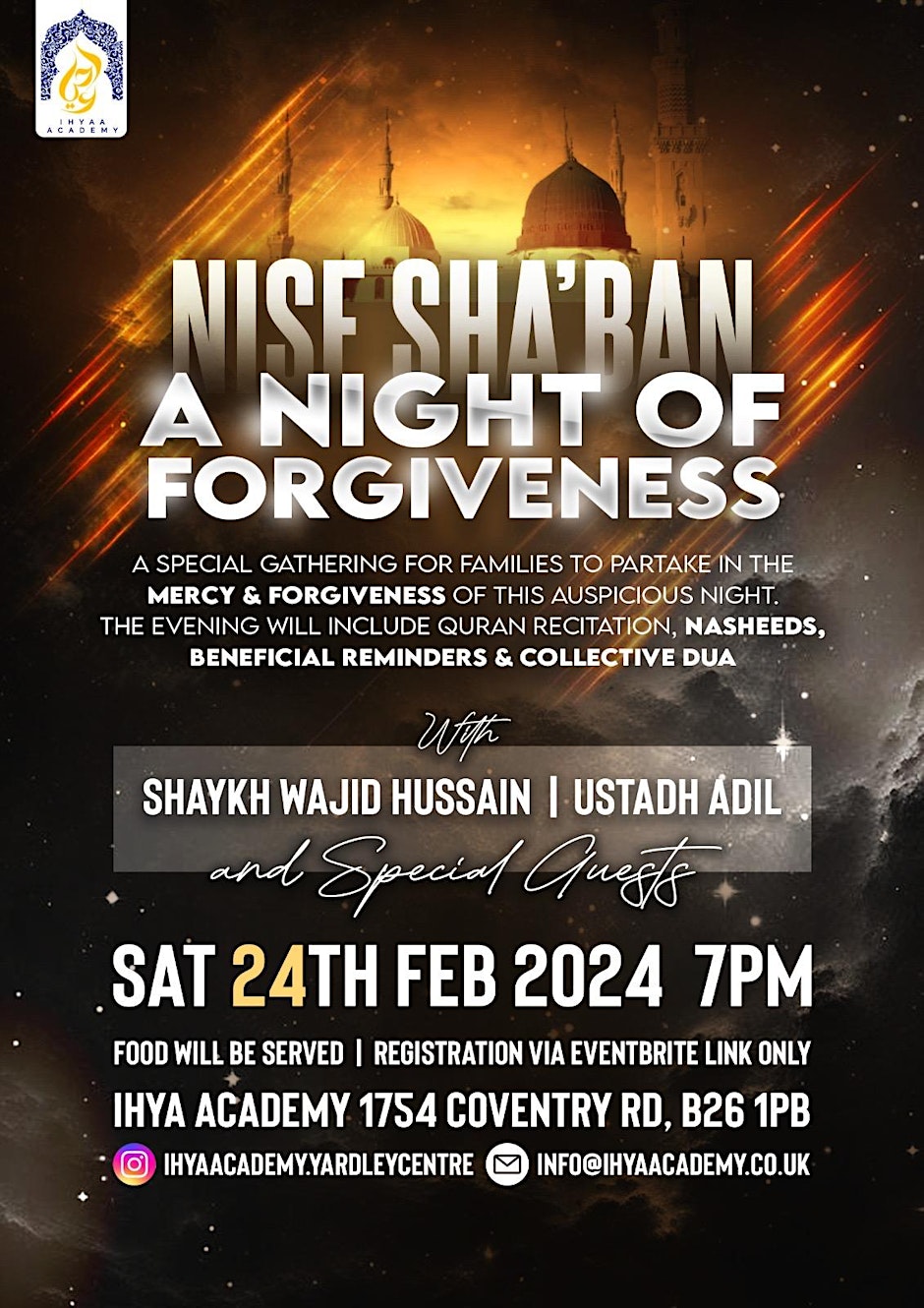 Nisf Sha’ban – The Night of Forgiveness – Muslim Event