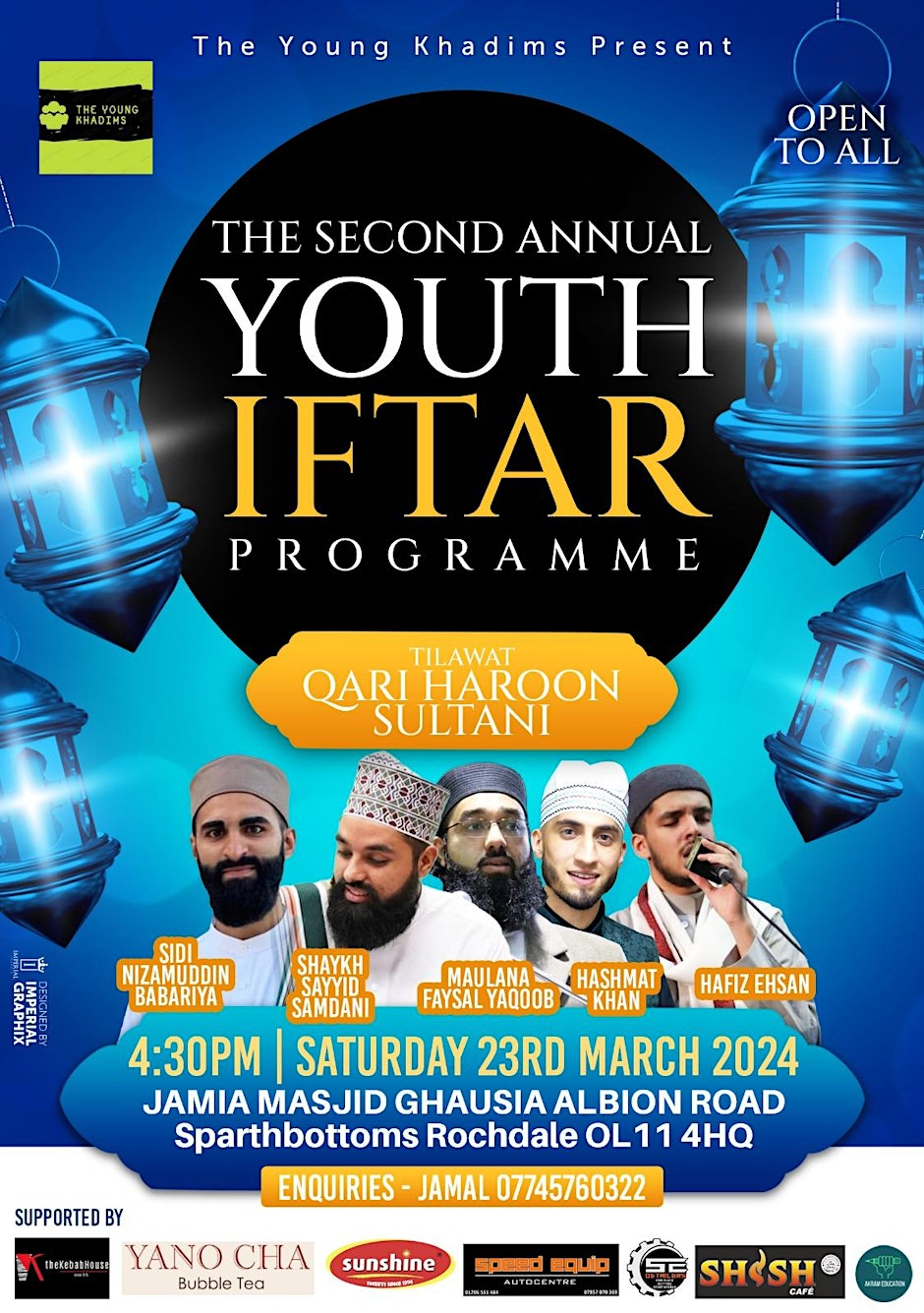 The Second Annual Youth Iftar Programme (Rochdale) – Muslim Event