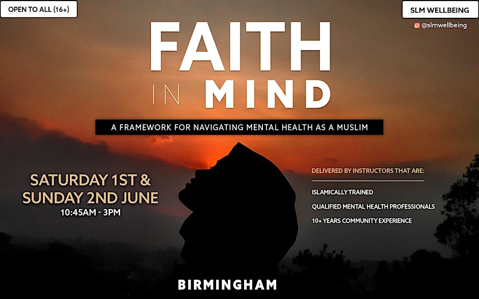 Faith in Mind – Understanding Mental Health as a Muslim – Muslim Event